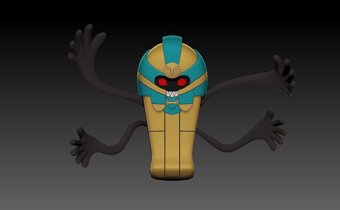 Pokemon Yamask evolution pack 3D model 3D printable | CGTrader