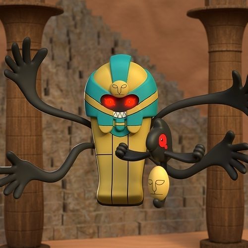 Pokemon Yamask evolution pack 3D model 3D printable | CGTrader