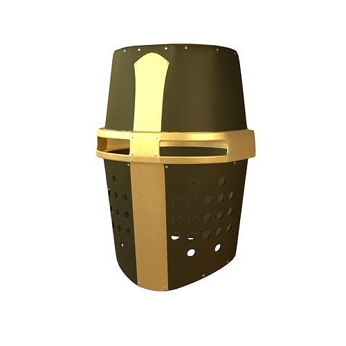 3D model Crusader Helmet V1 008 VR / AR / low-poly | CGTrader