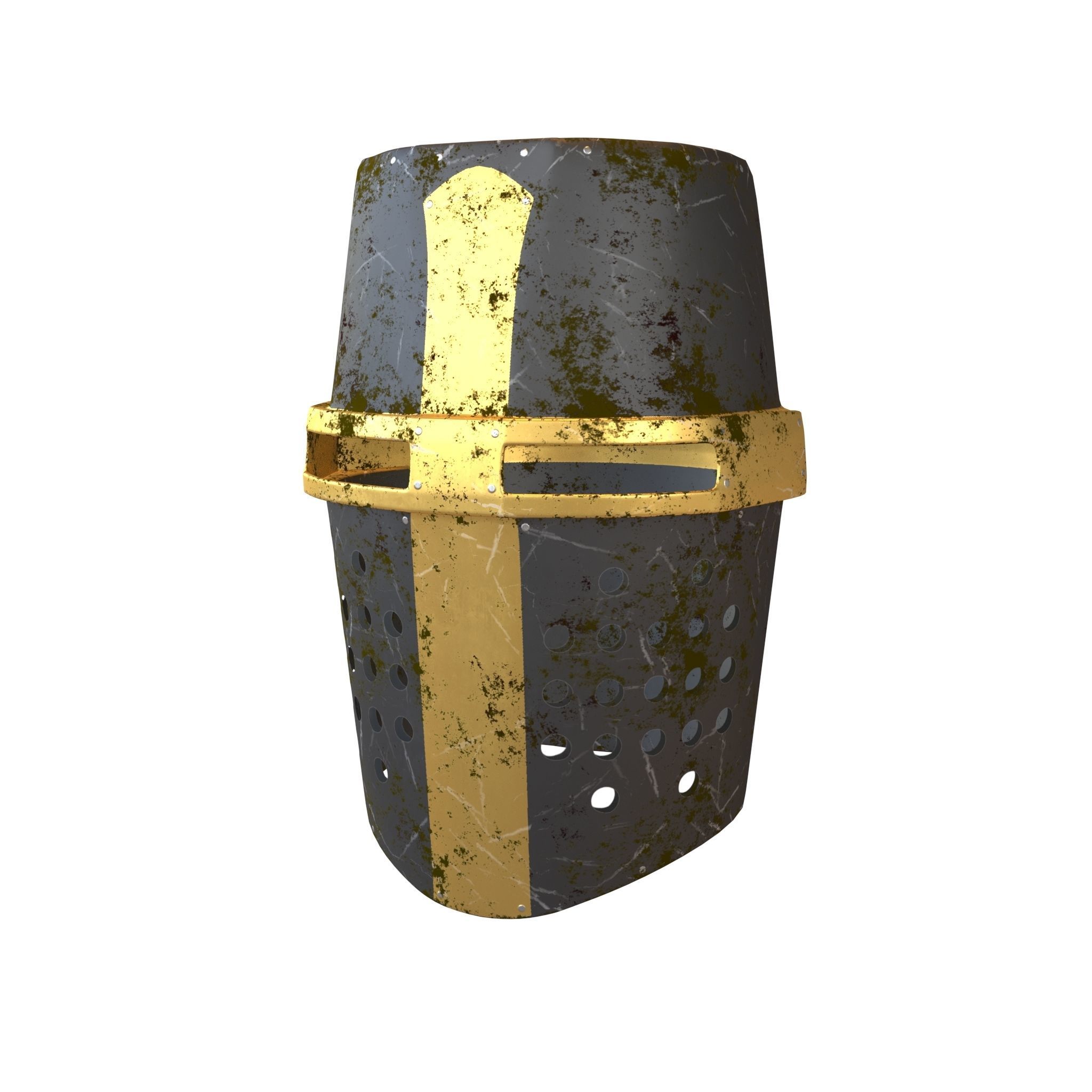 3D model Crusader Helmet V1 010 VR / AR / low-poly | CGTrader