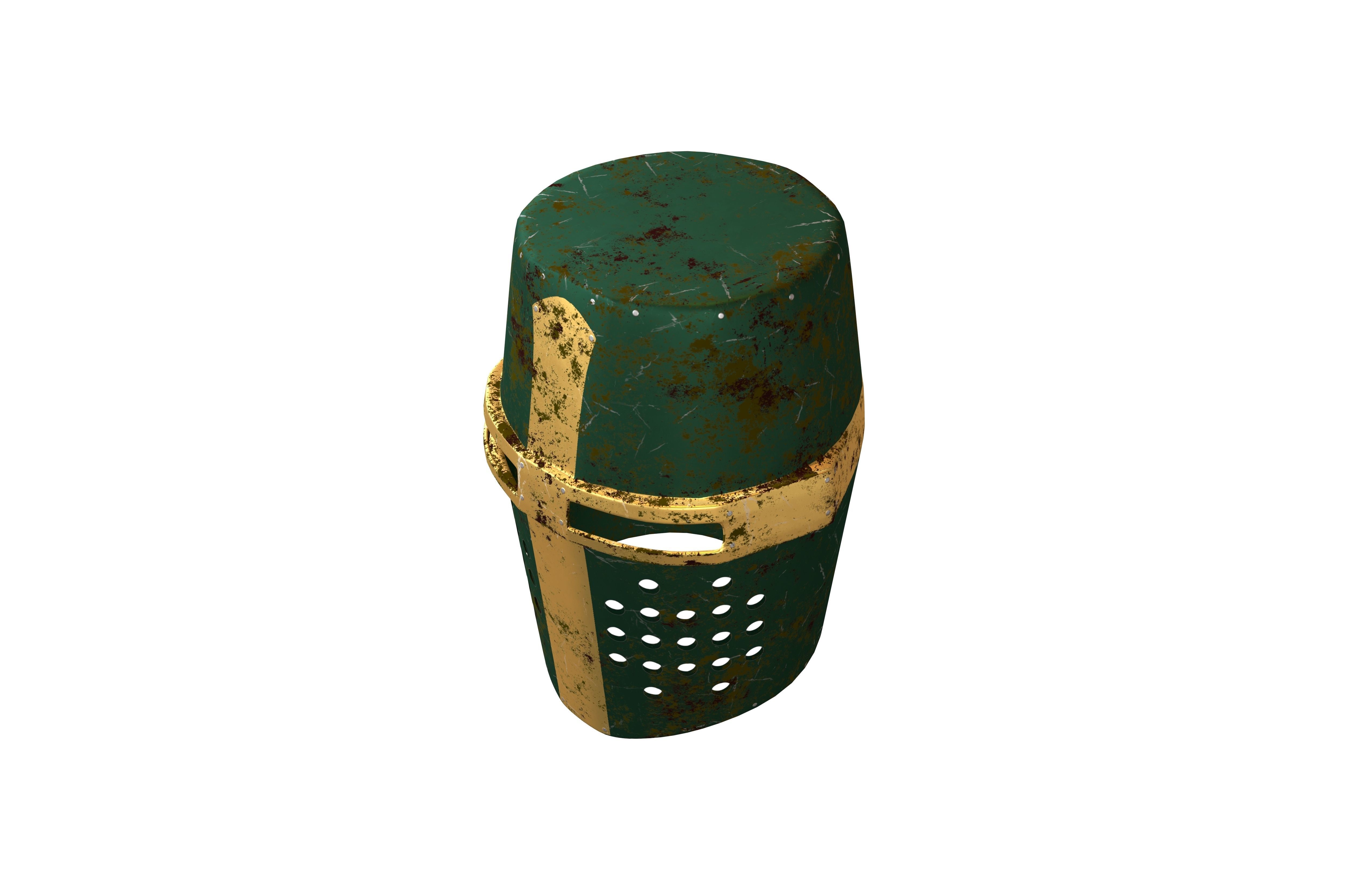 3D model Crusader Helmet V1 014 VR / AR / low-poly | CGTrader