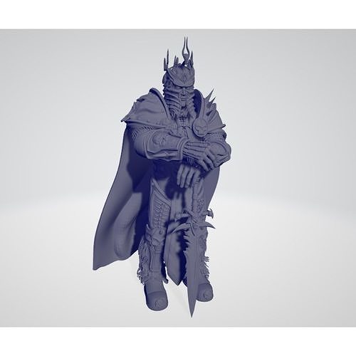 THE LICH KING WORLD OF WARCRAFT 3D model 3D printable | CGTrader