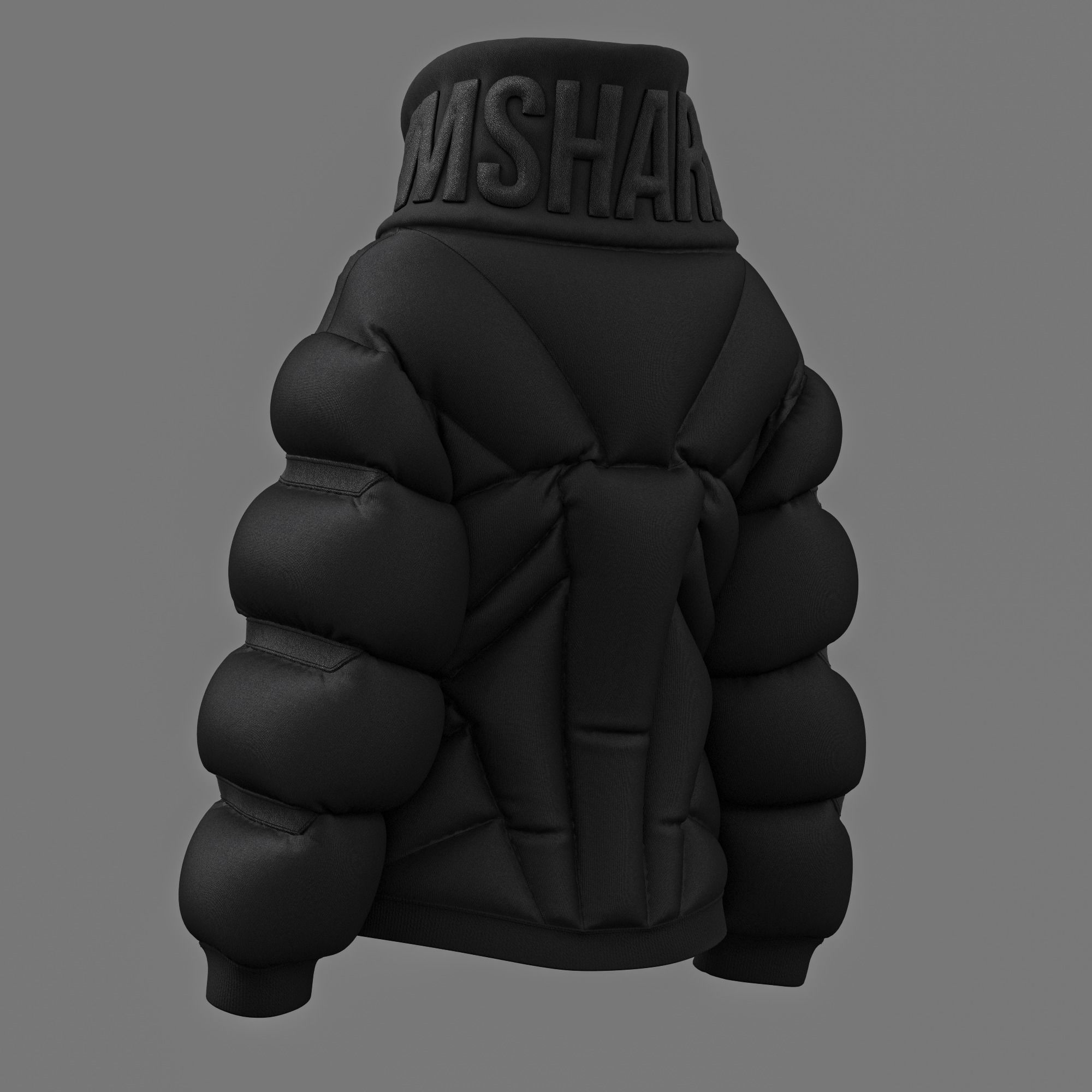 Gymshark Fitness Puffer 3D model | CGTrader