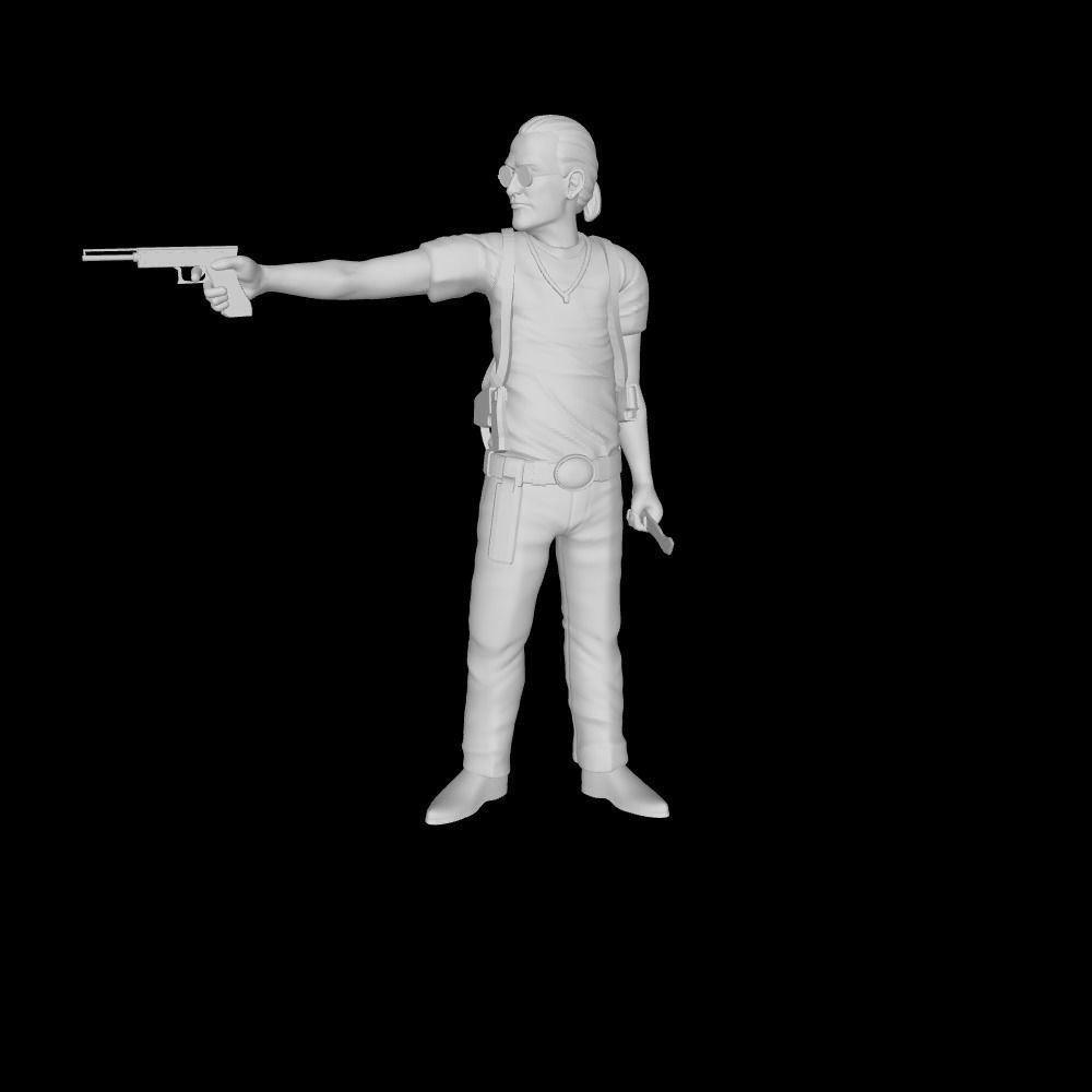 MICKEY KNOX WOODY HARRELSON NATURAL BORN KILLERS 3D model 3D printable ...
