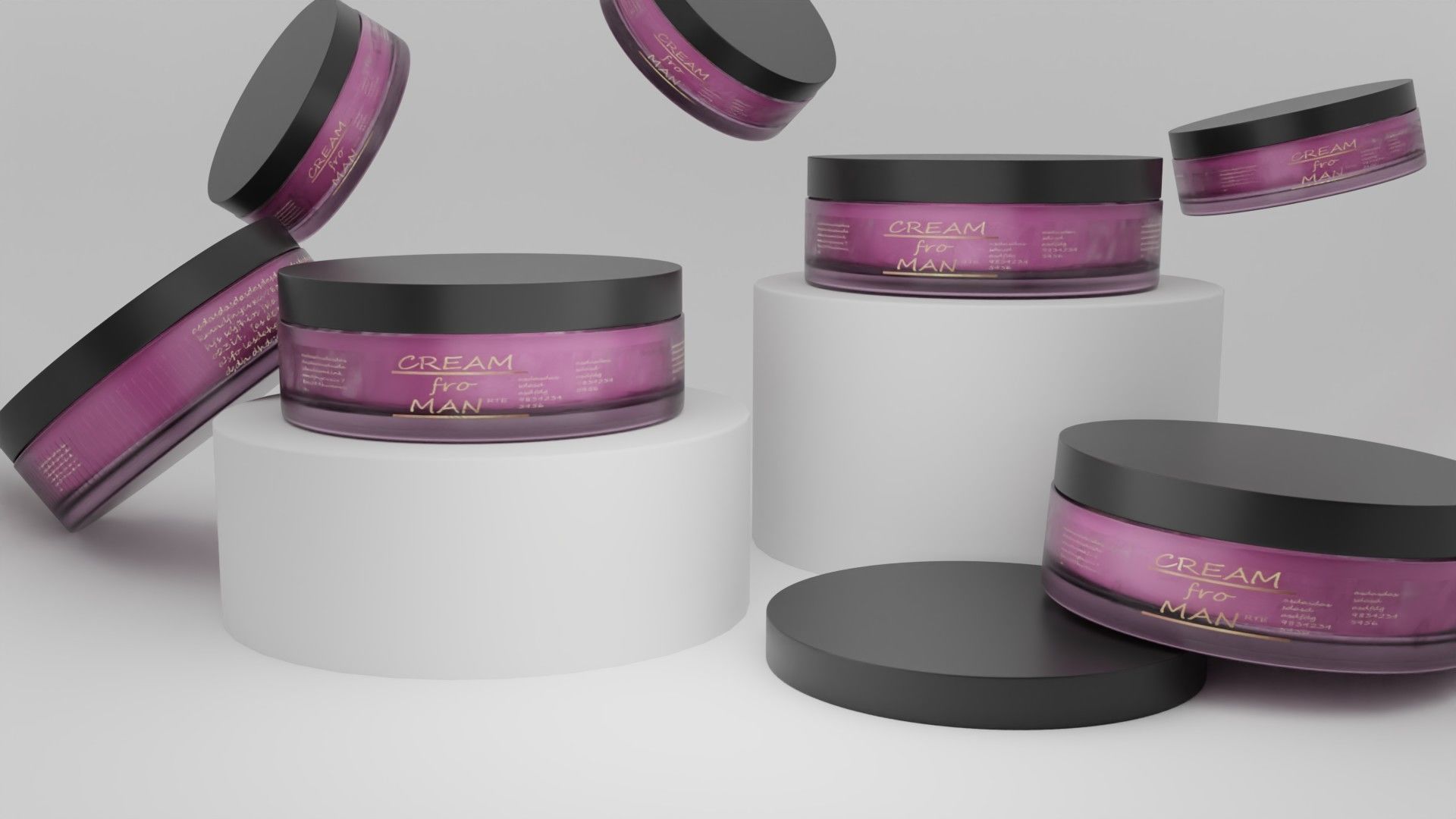 Cosmetics Product 3D model animated | CGTrader