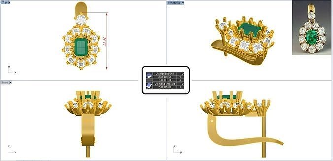 Earrings cad file 3D model 3D printable | CGTrader