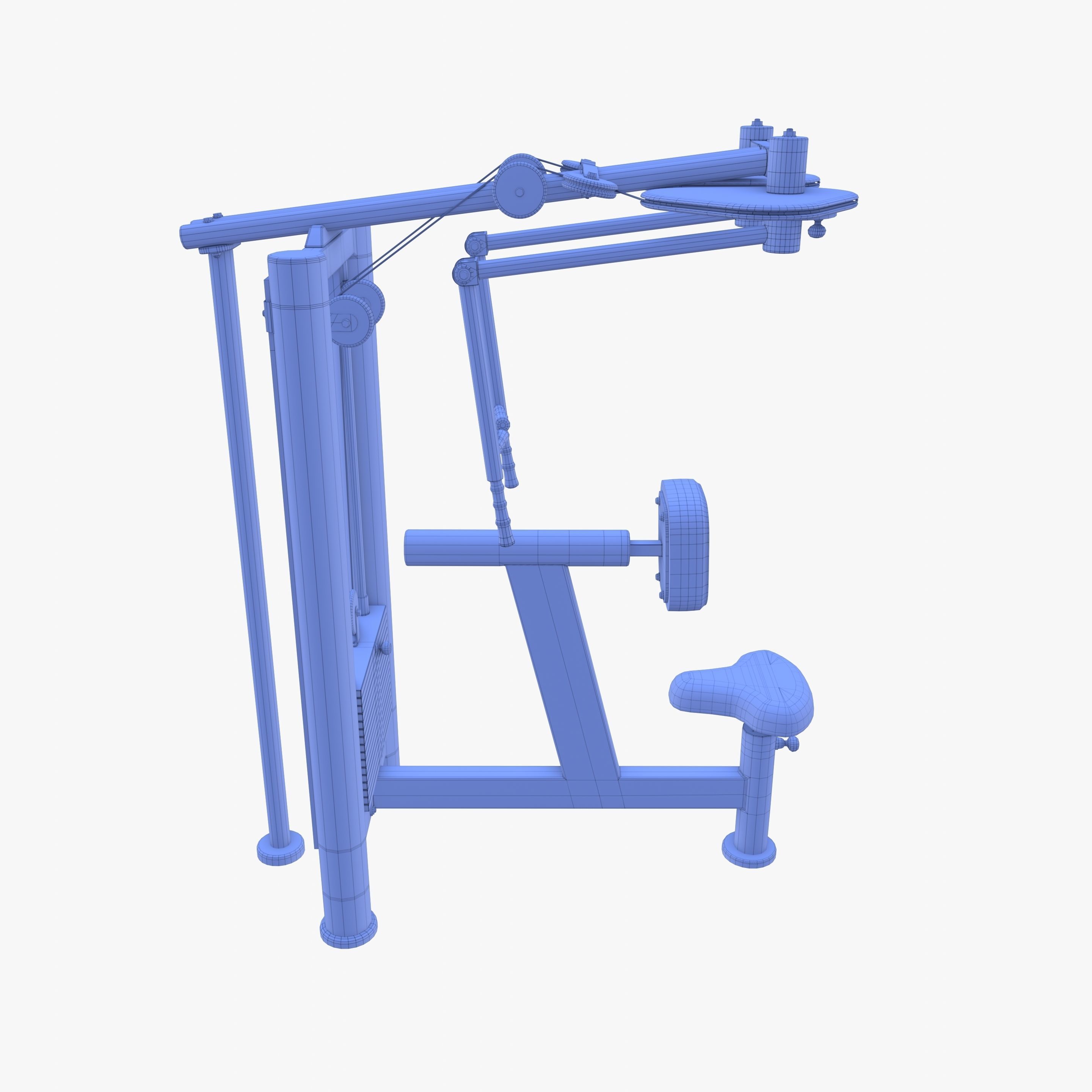 Back swing machine 3D model | CGTrader