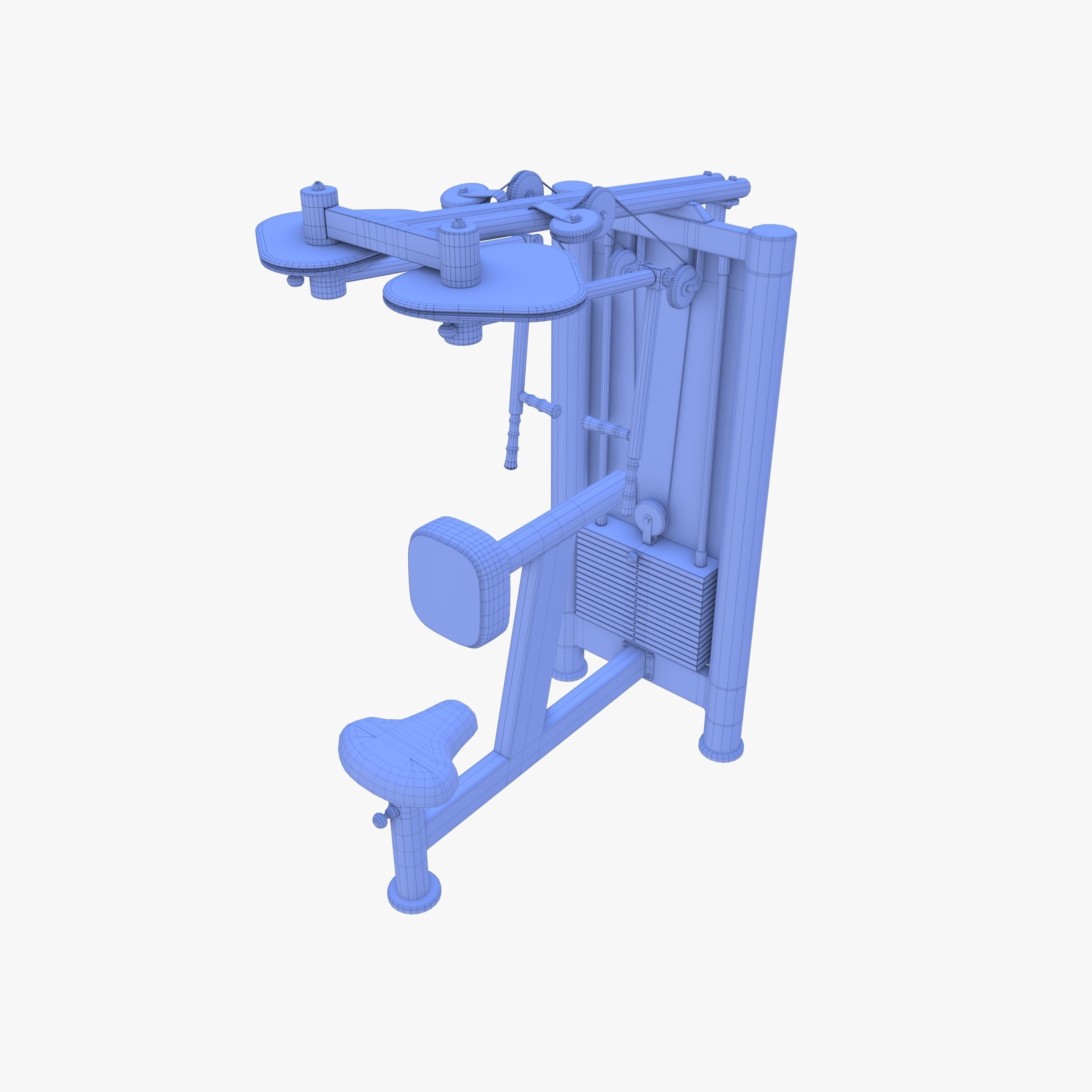 Back swing machine 3D model | CGTrader