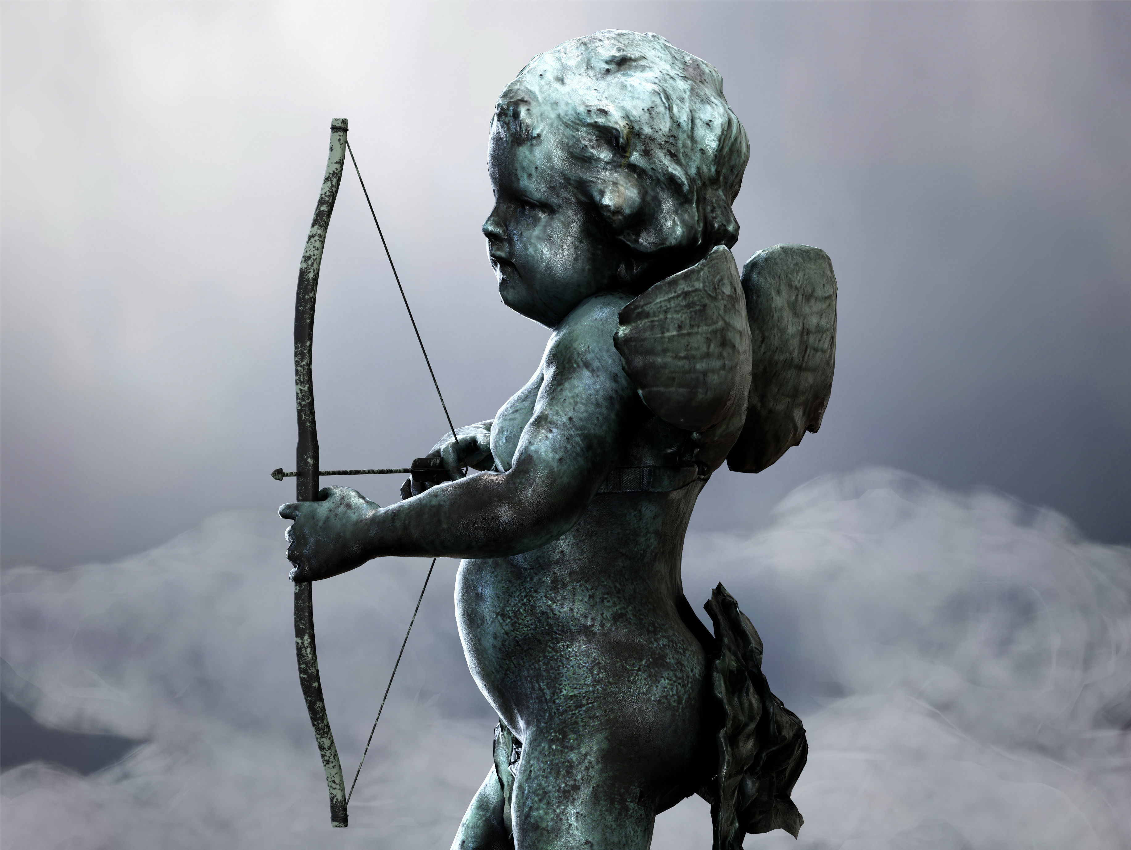 3D model Cupid Angel VR / AR / low-poly rigged | CGTrader