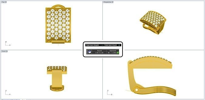Earrings cad file 3D model 3D printable | CGTrader