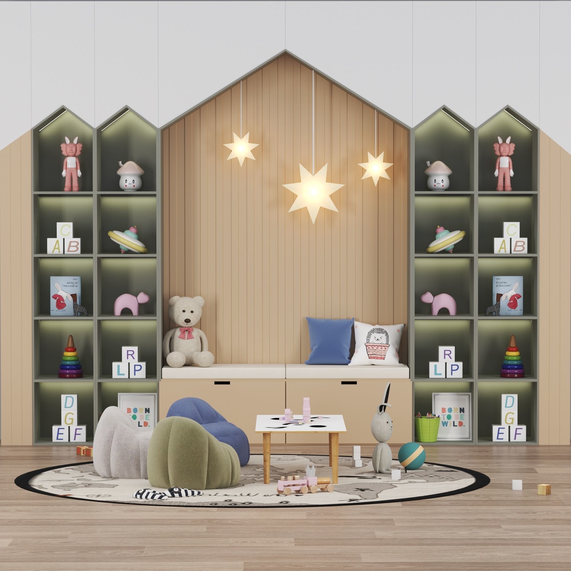 Childrens-playroom 3D model | CGTrader