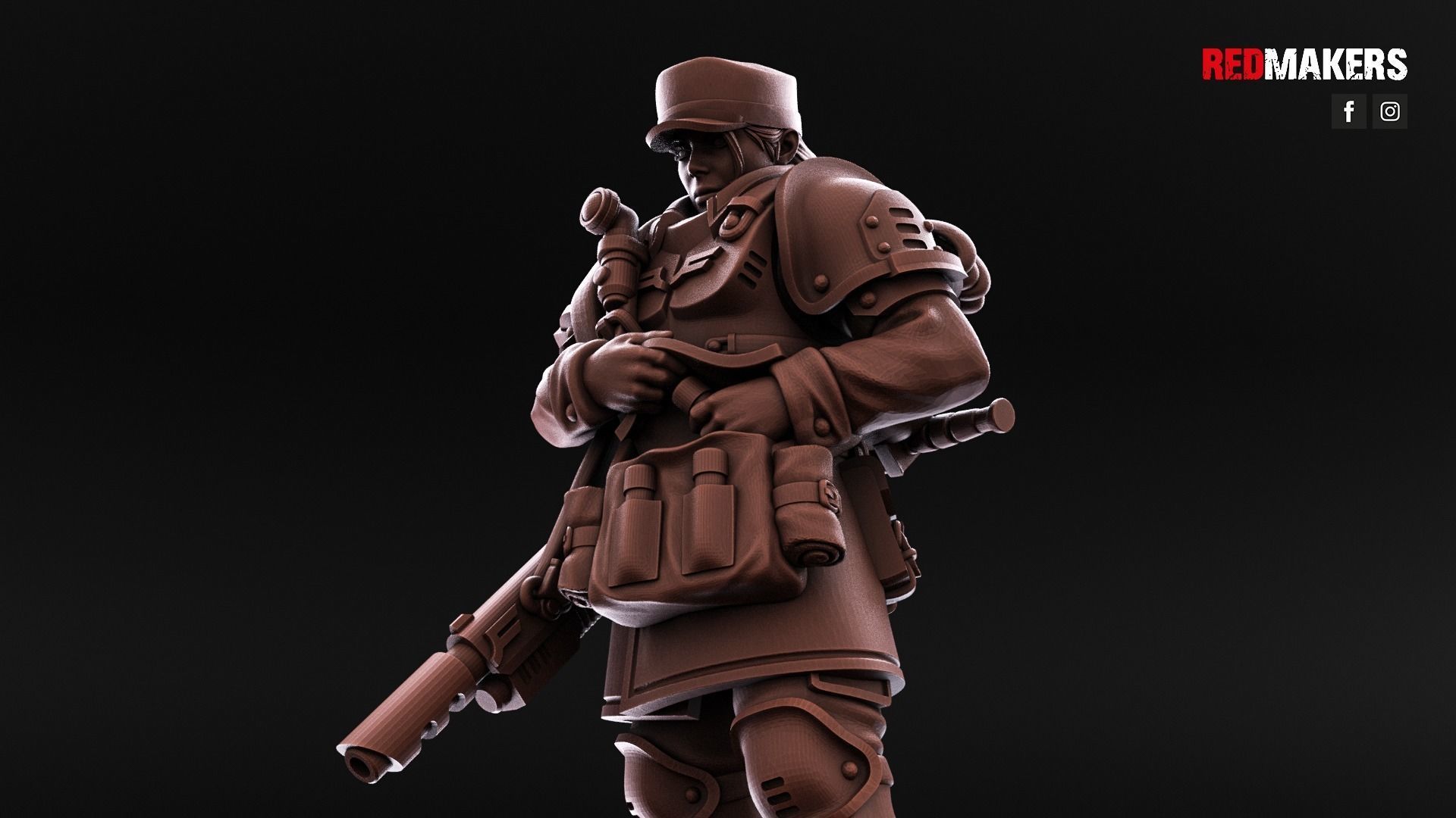 Shock Troops - Female Command Squad of the Imperial Force 3D model 3D printable | CGTrader