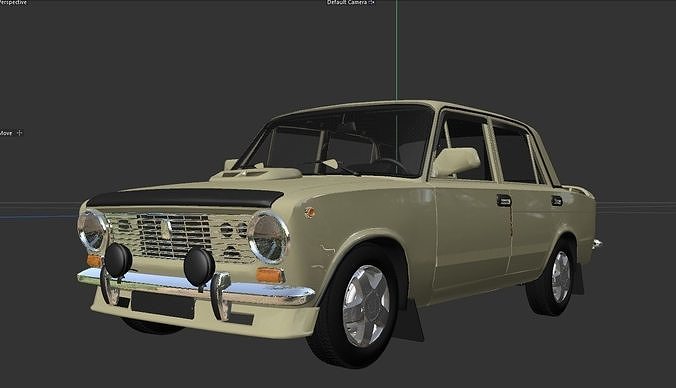 VAZ 2101 my fathers first car free 3D model | CGTrader