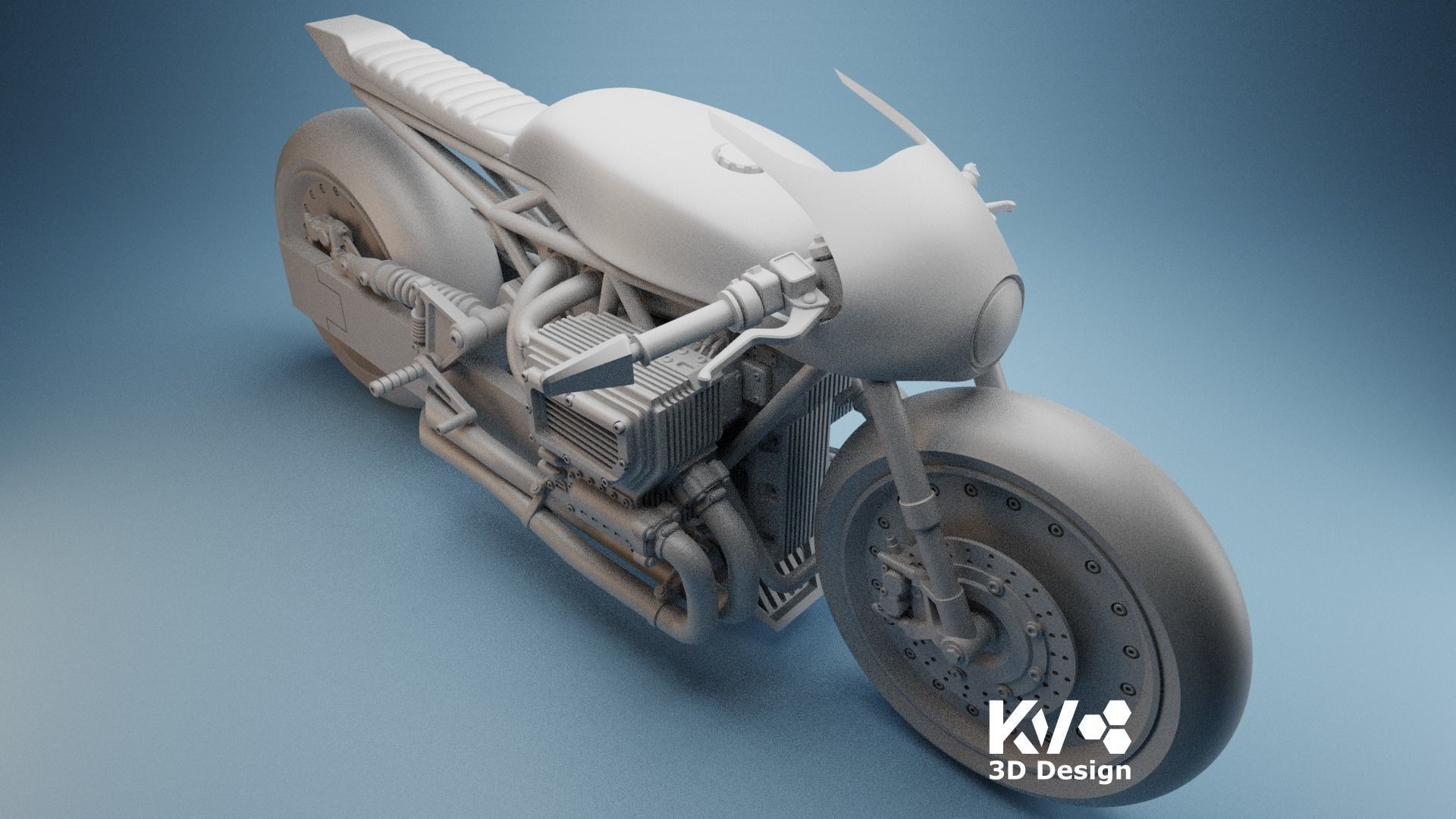 KV-The Batman Batcycle 2022 3D model 3D printable | CGTrader