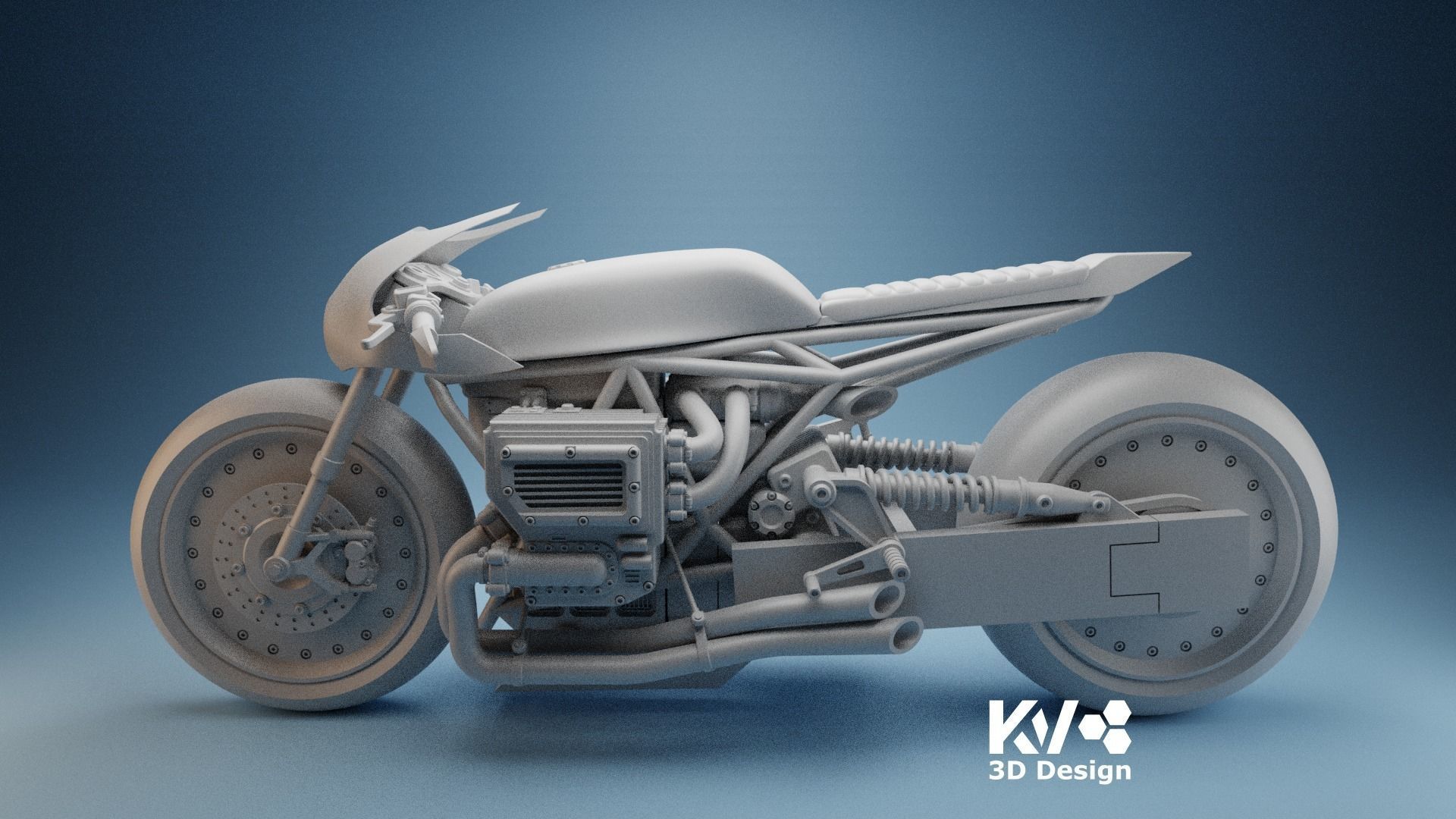 KV-The Batman Batcycle 2022 3D model 3D printable | CGTrader