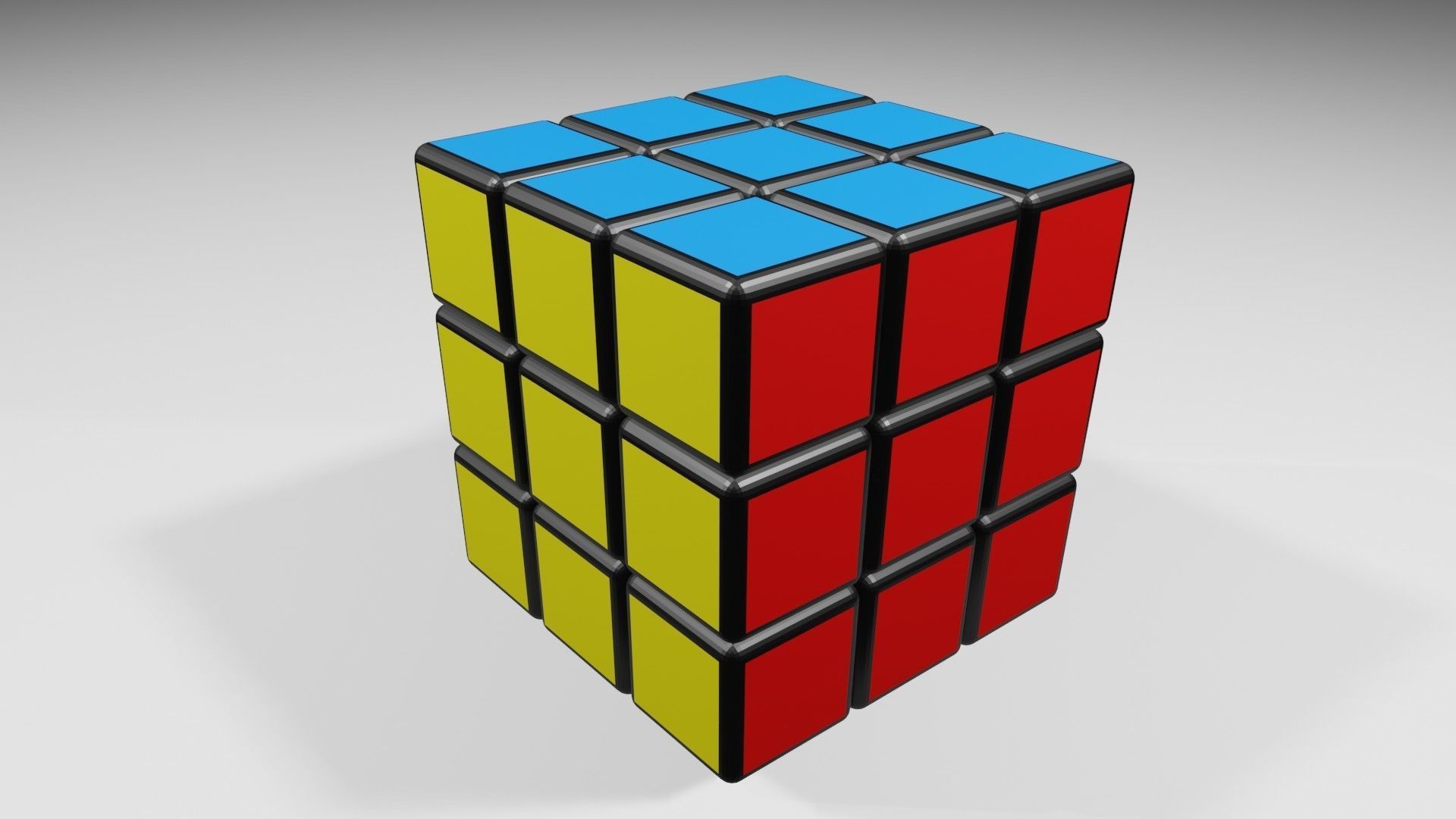 3D Rubiks Cube 3D model | CGTrader