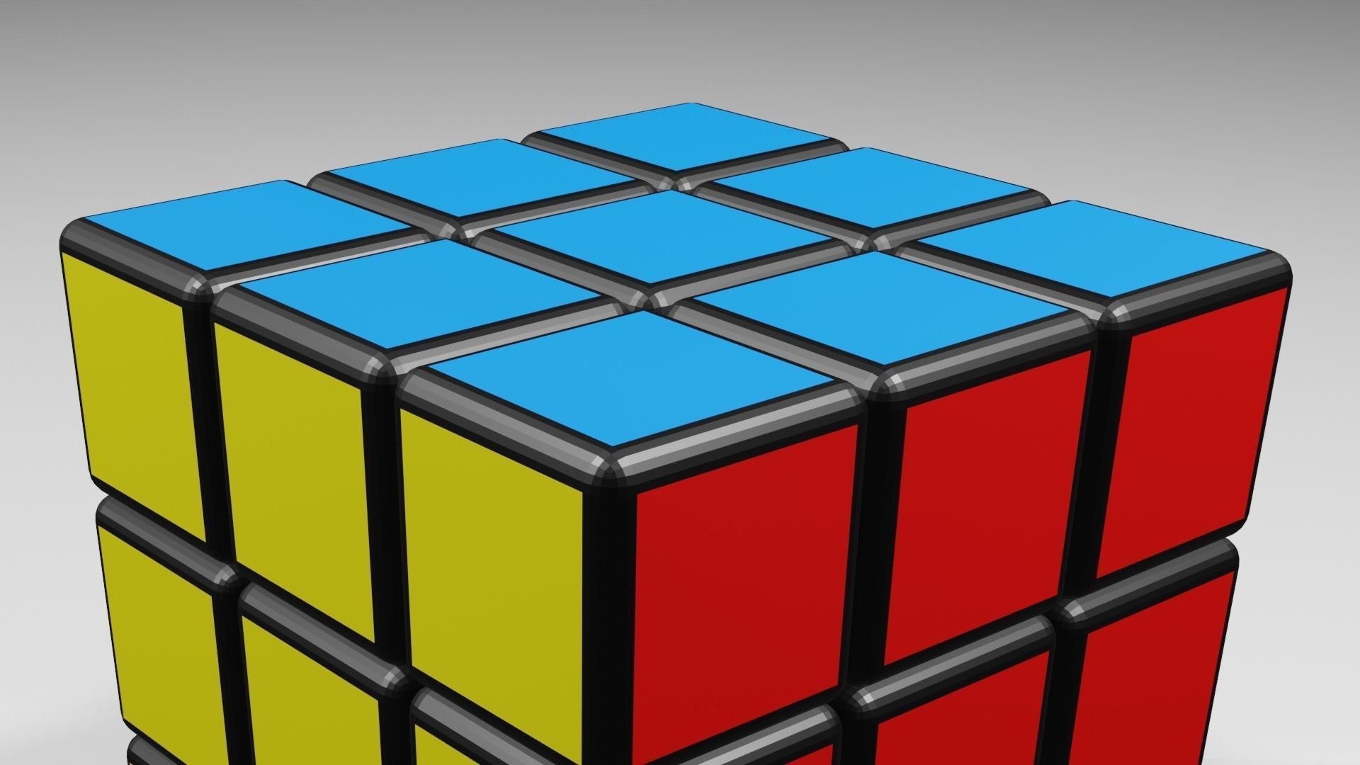 3D Rubiks Cube 3D model | CGTrader
