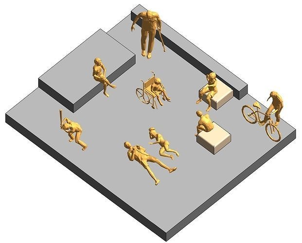 STANDING BOY FOR REVIT free 3D model | CGTrader