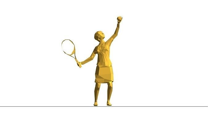 TENNIS WOMAN FOR REVIT free 3D model | CGTrader