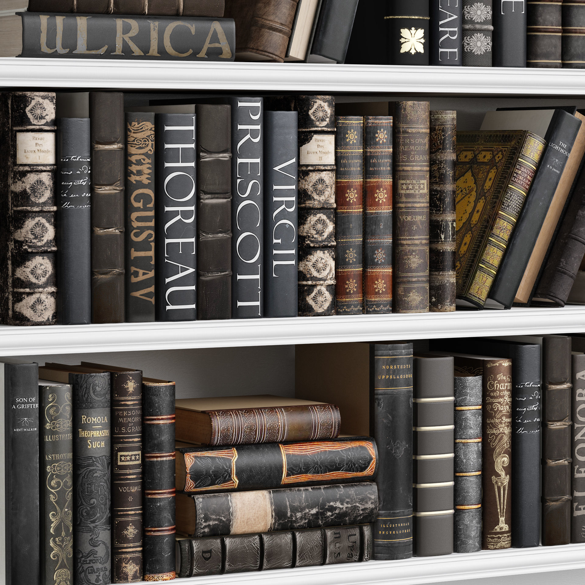 Classic Books 45 3D model | CGTrader
