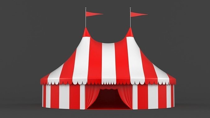 Circus Tent free 3D model | CGTrader