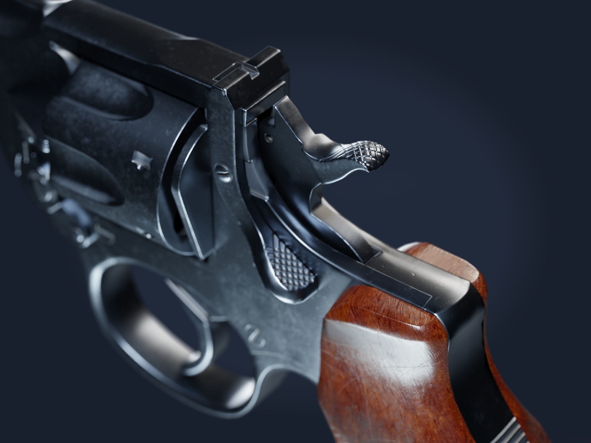 3D model Enfield No 2 MkI Revolver VR / AR / low-poly | CGTrader