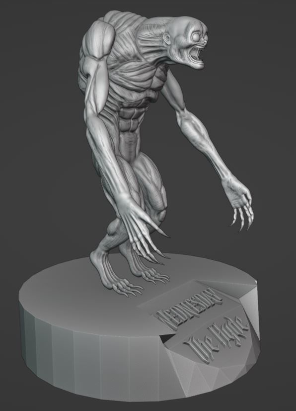 The Hyde Wednesday Addams 3D model 3D printable | CGTrader