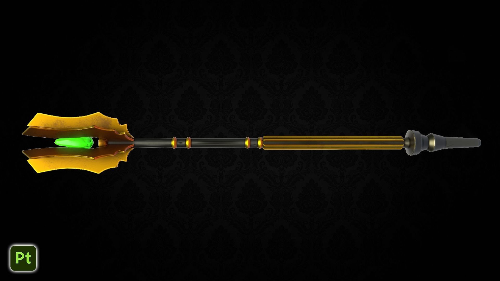 3D model Game Ready Fantasy Weapons with Textures - Volume 1 VR / AR ...