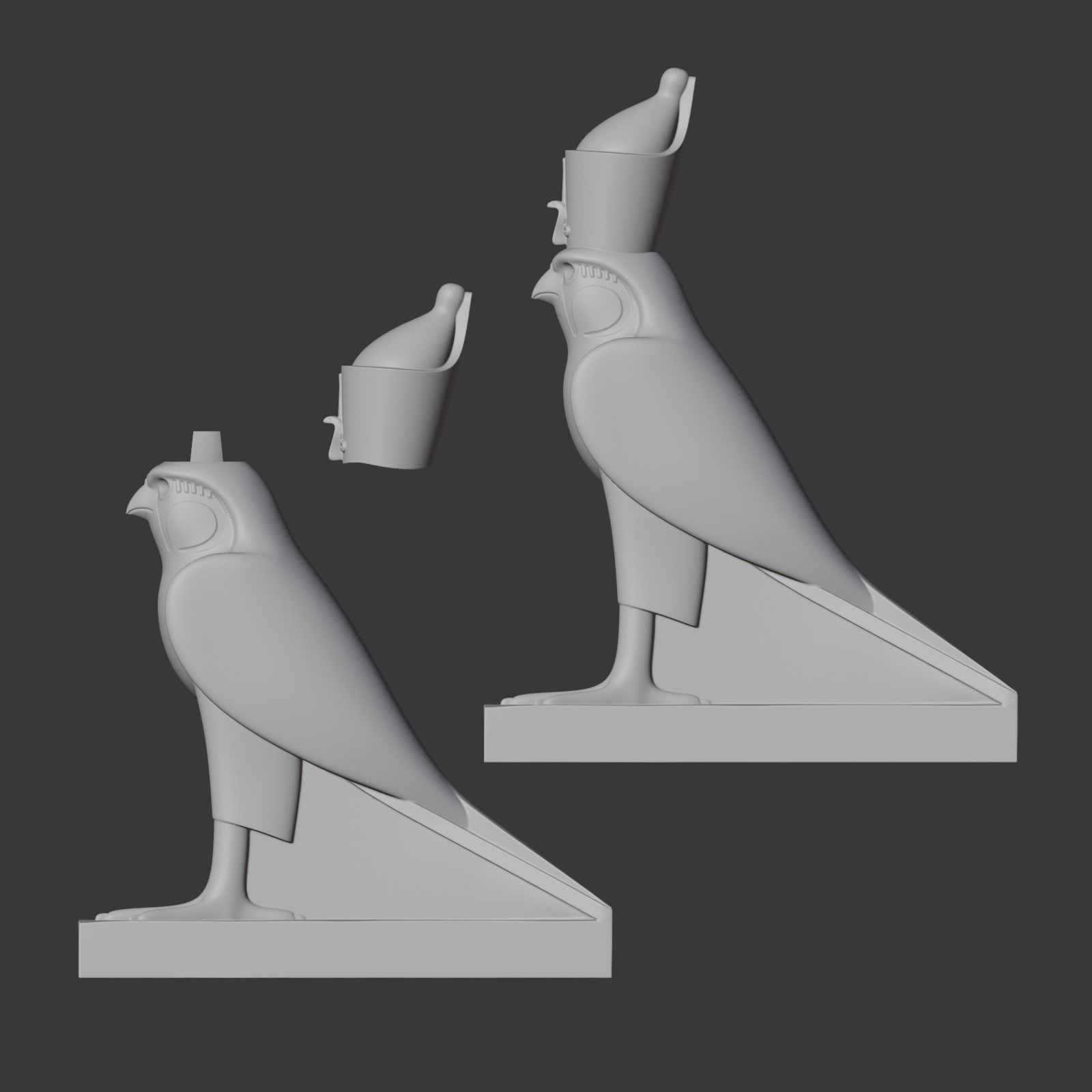 Horus bird 3D model 3D printable | CGTrader