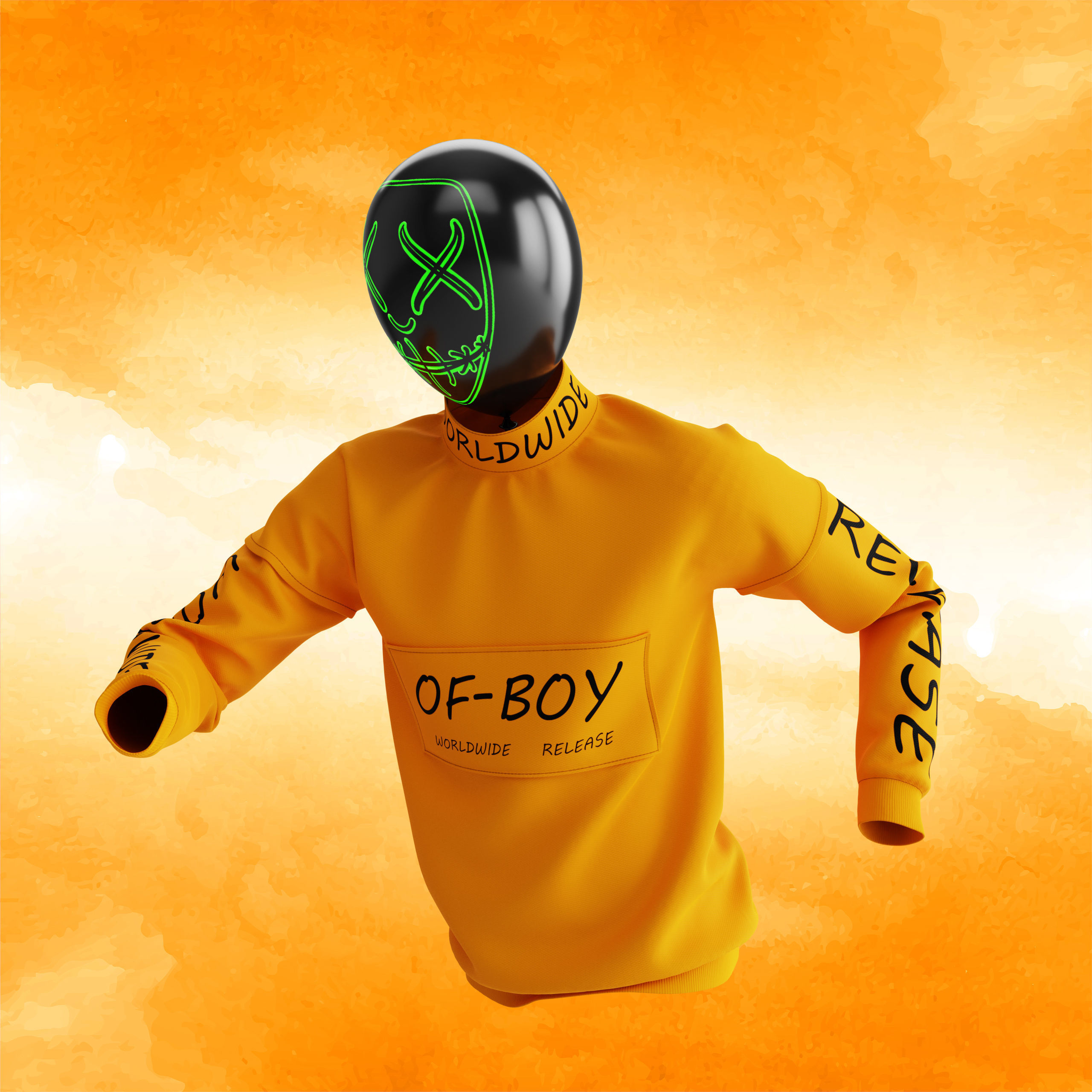 Of-Boy mannequin wearing sweatshirt 3D model | CGTrader