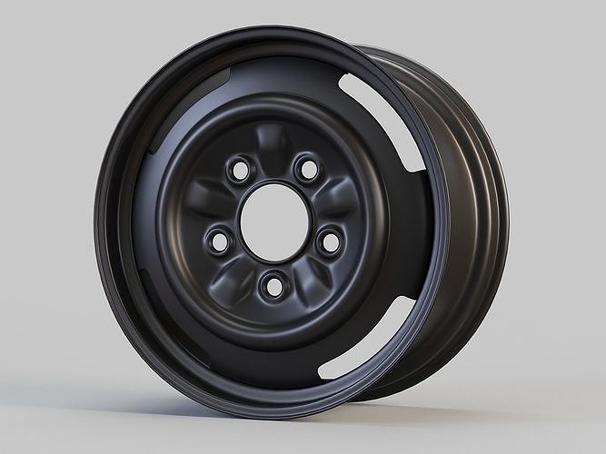 Steel Car Wheel 3D model | CGTrader