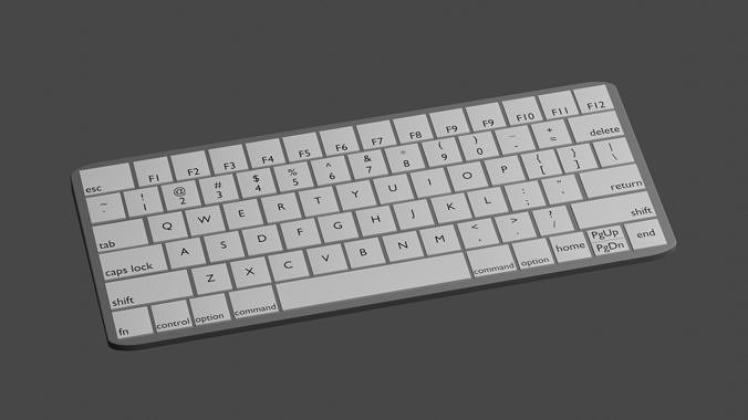Keyboard free 3D model | CGTrader