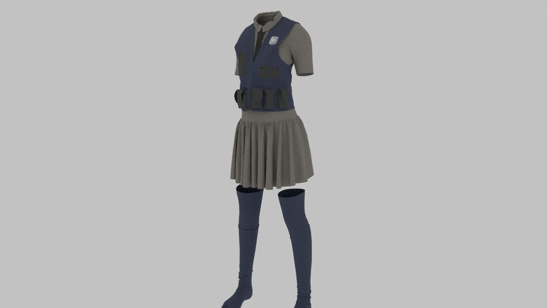 3D model Police Uniform VR / AR / low-poly | CGTrader