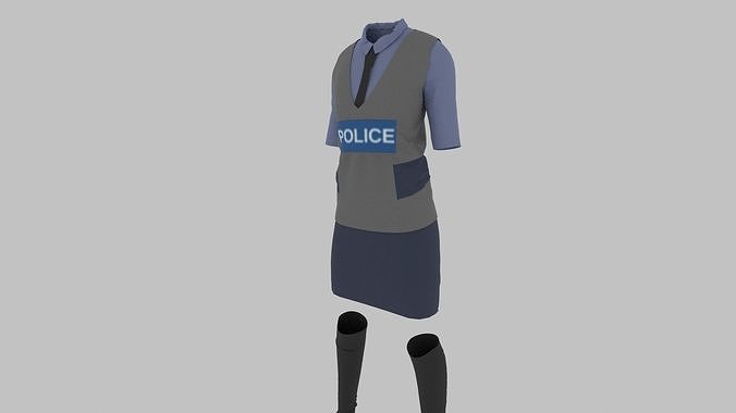 3D model Police Uniform VR / AR / low-poly | CGTrader