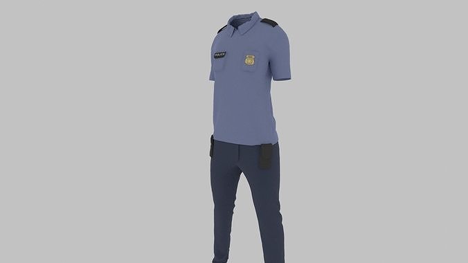 3D model Police Uniform VR / AR / low-poly | CGTrader