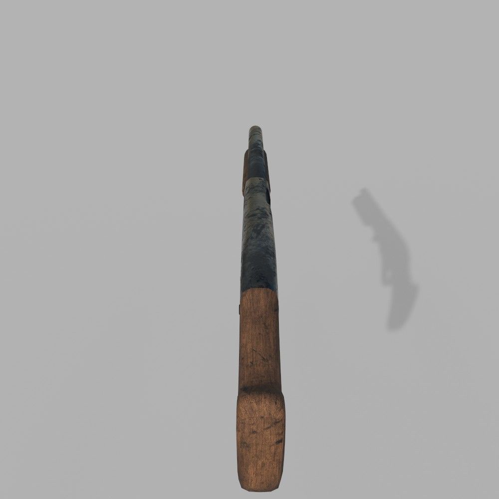 3D model Sawed Off Shotgun Low Poly VR / AR / low-poly | CGTrader