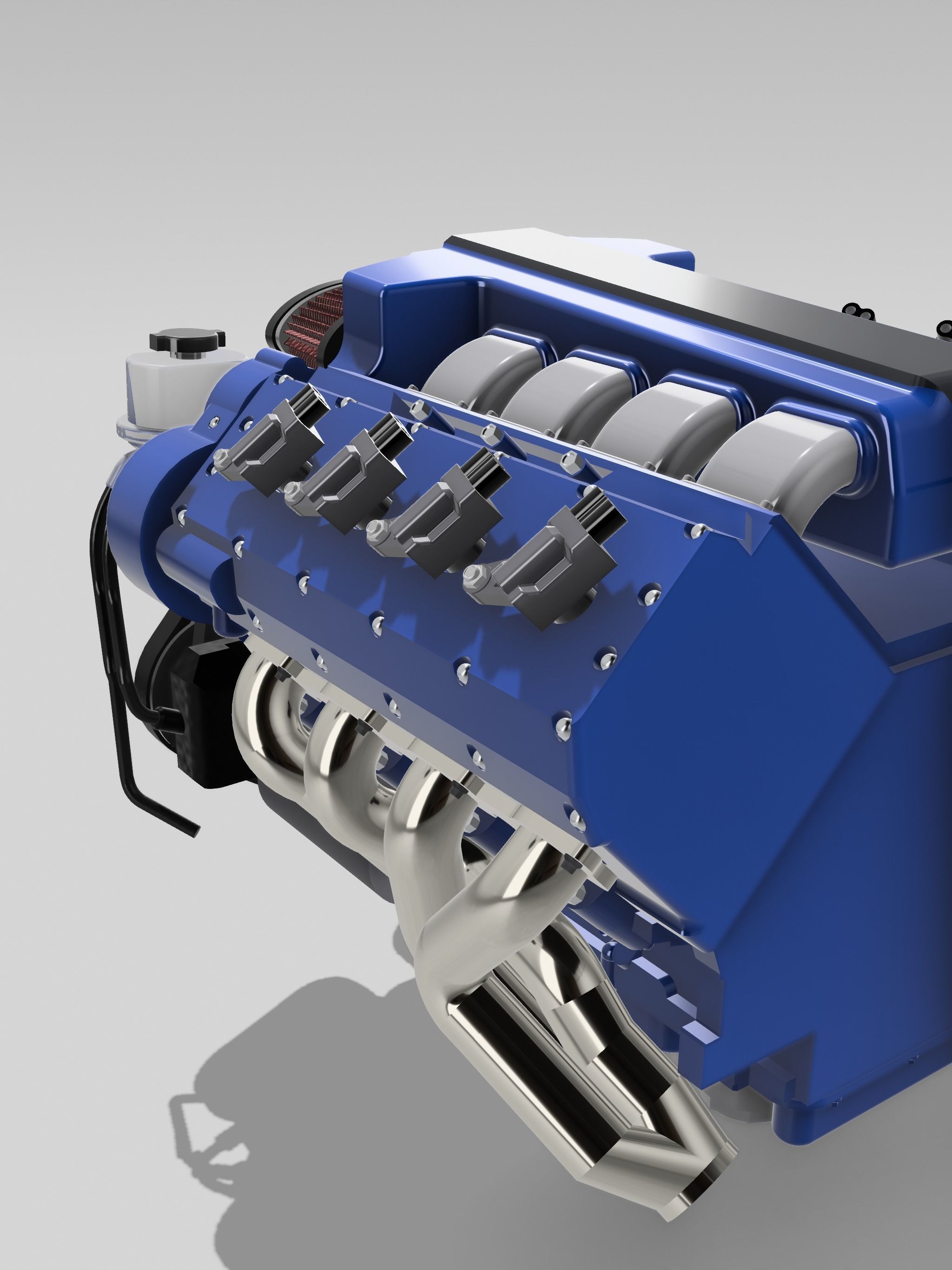 LS7 Merlin Engine Complete LSX 3D model 3D printable | CGTrader