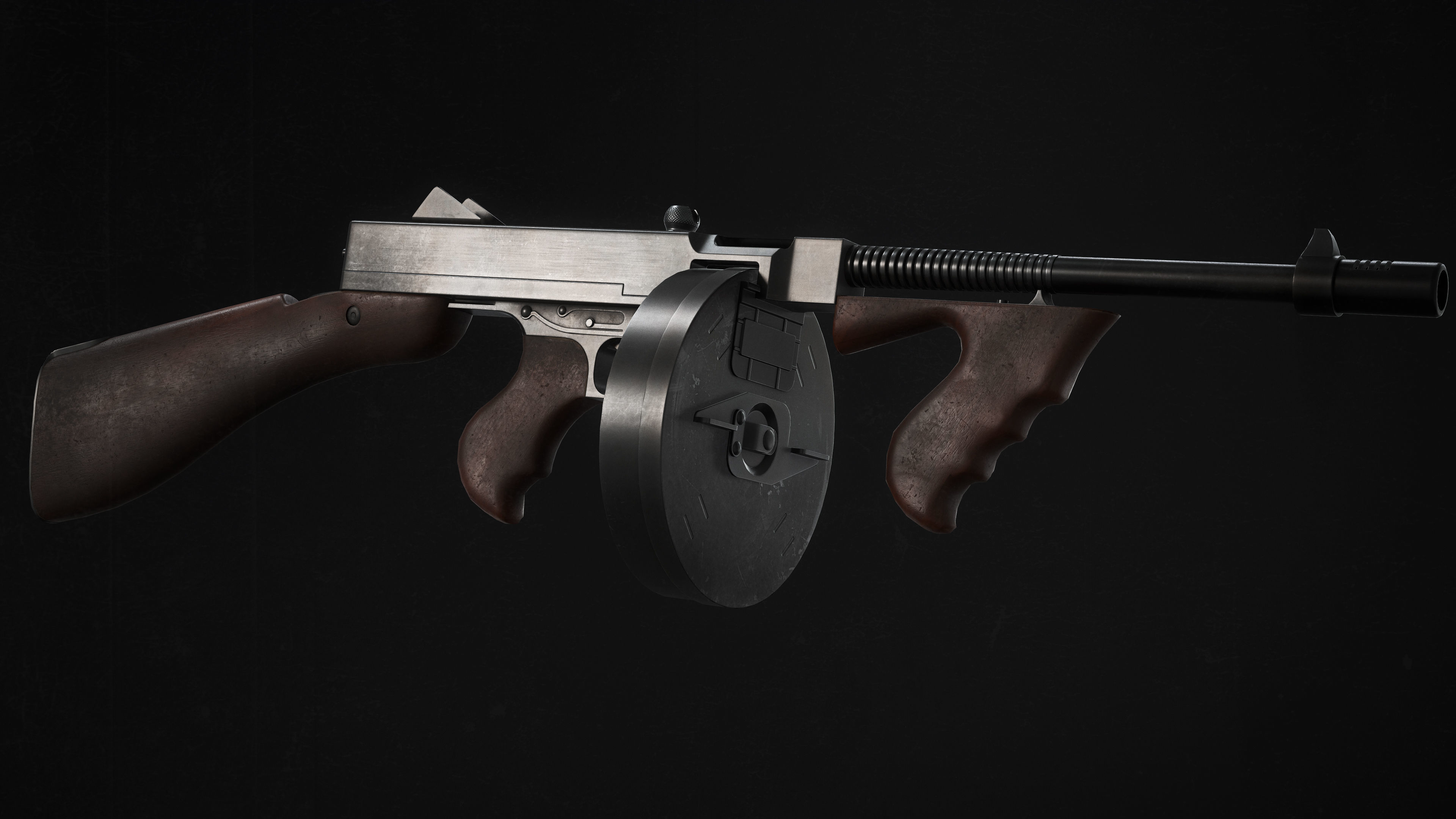 3D model M1 Thompson VR / AR / low-poly | CGTrader