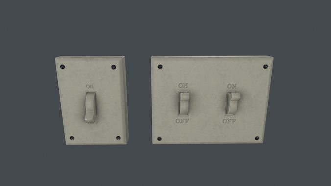 3D model Light Switch 3D Model VR / AR / low-poly | CGTrader