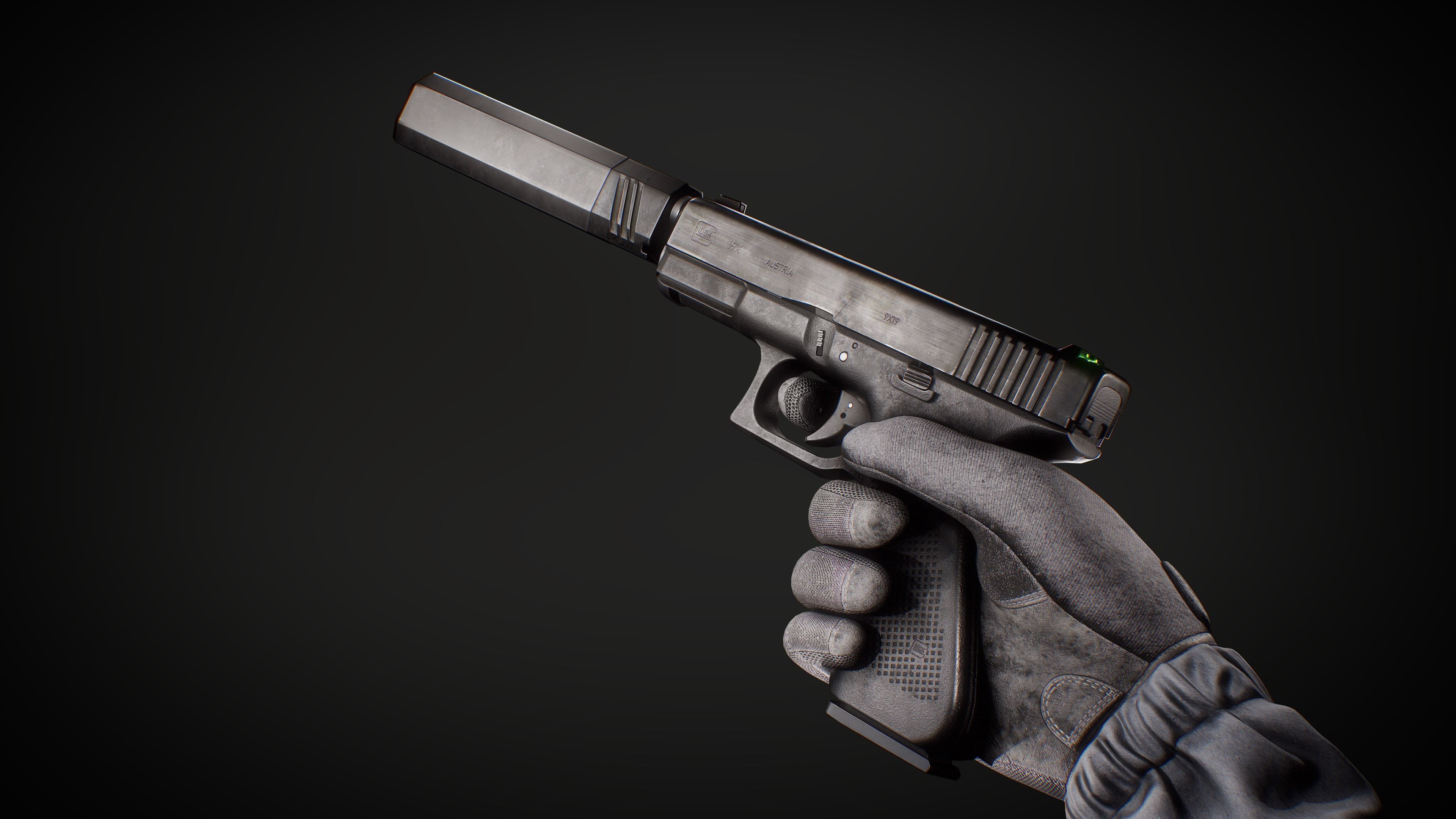 3D model Glock 17 and 19x - Handguns VR / AR / low-poly | CGTrader