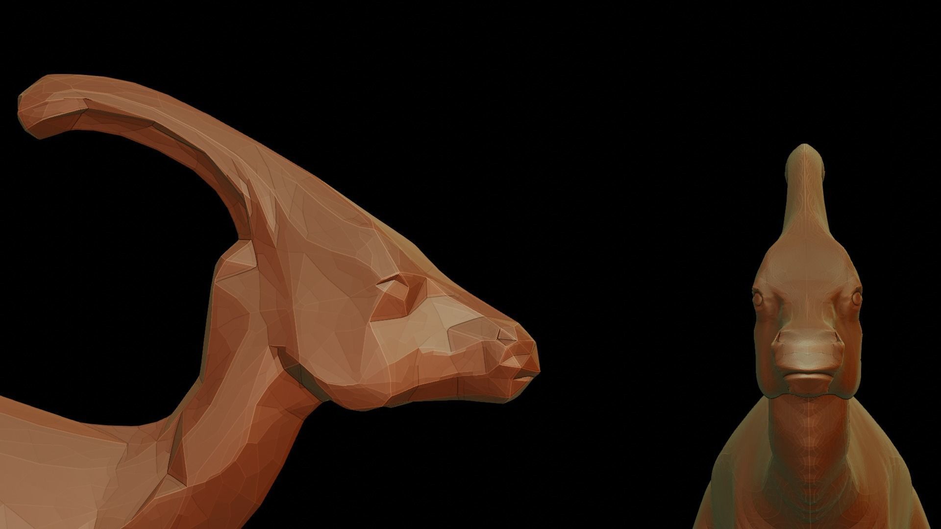 Parasaurus dinosaur 3D model 3D printable | CGTrader