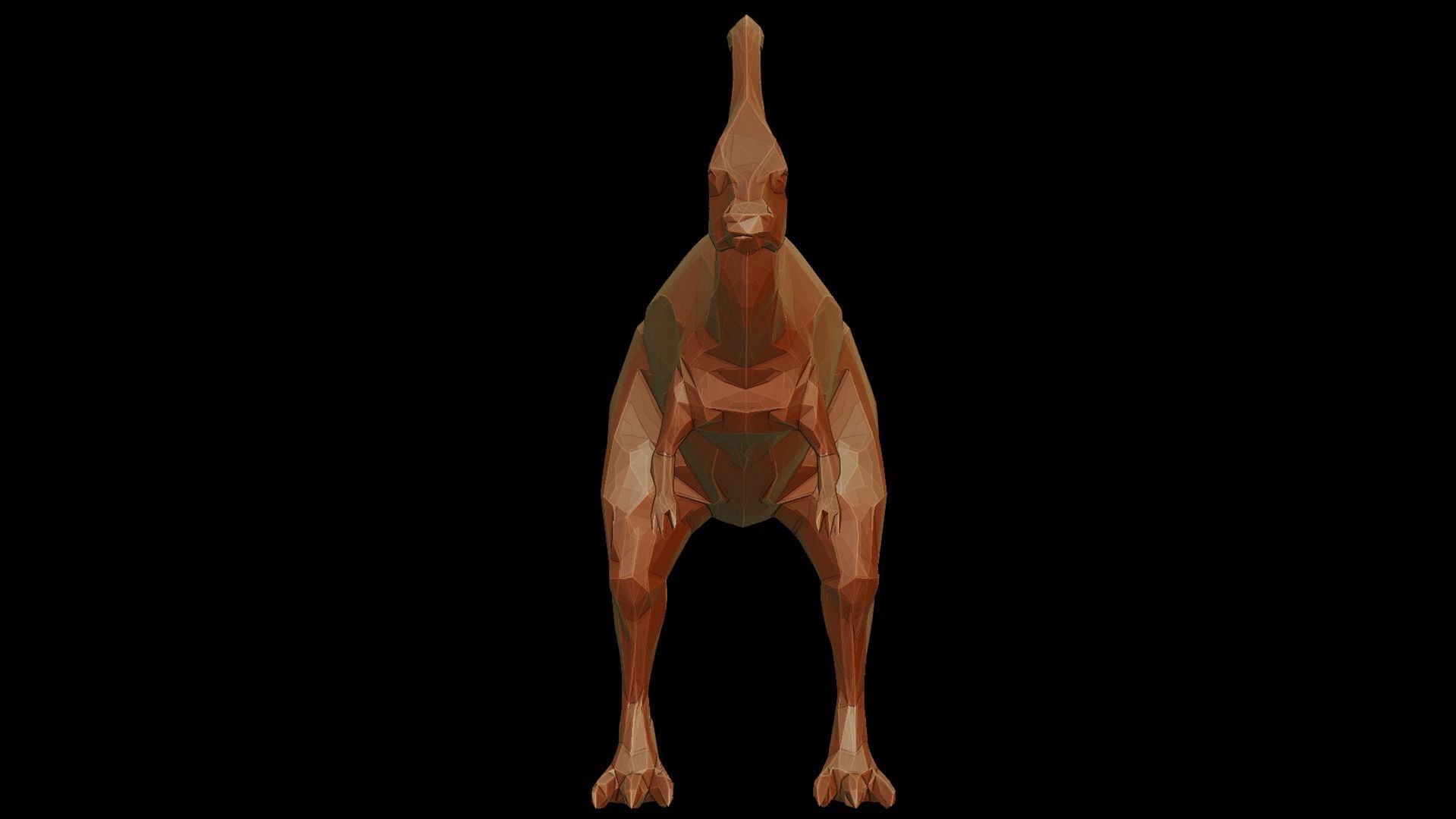 Parasaurus dinosaur 3D model 3D printable | CGTrader