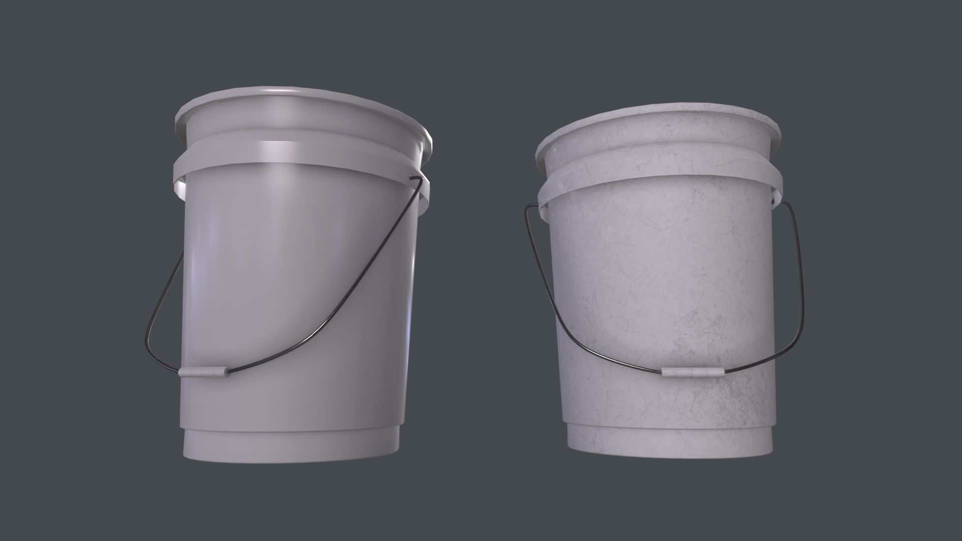 3D model Plastic Bucket 3D Model VR / AR / low-poly | CGTrader