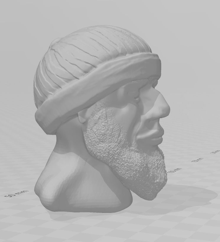 Old Man Figure - Man In Turban - Arabic Man - Muslim Man 3D model 3D ...