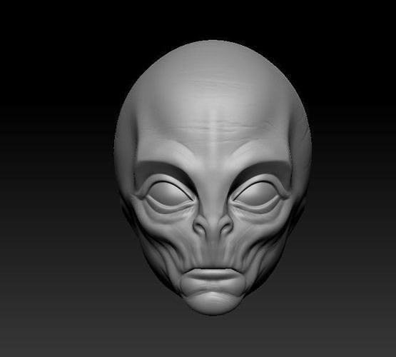 Alien 1 - Headsculpt for Action Figures 3D model 3D printable | CGTrader