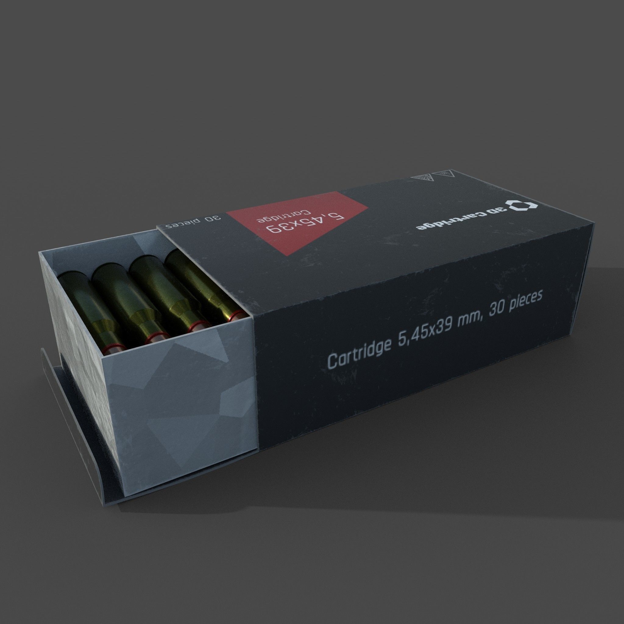 Cartridges in the box 3D model | CGTrader