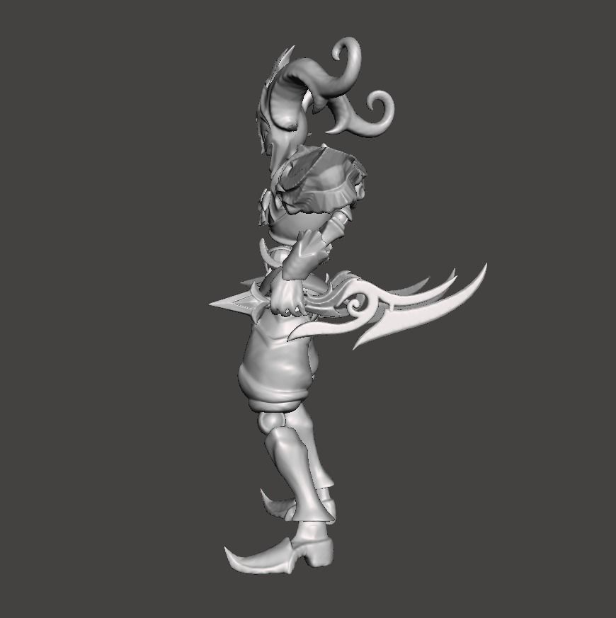 Winterblessed Shaco 3D Model 3D model 3D printable | CGTrader