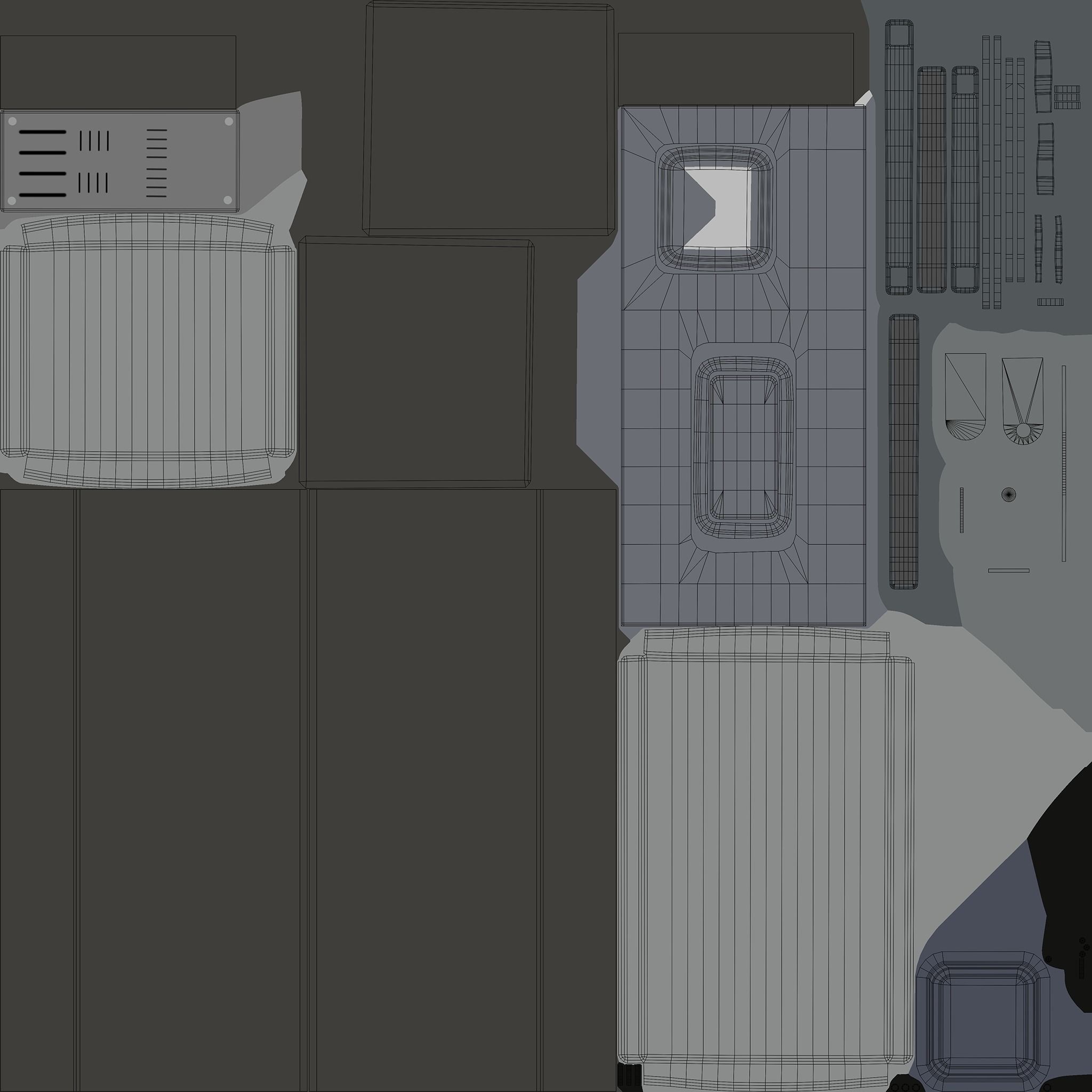 3D model Fridge game ready PBR refrigerator and freezer VR / AR / low ...