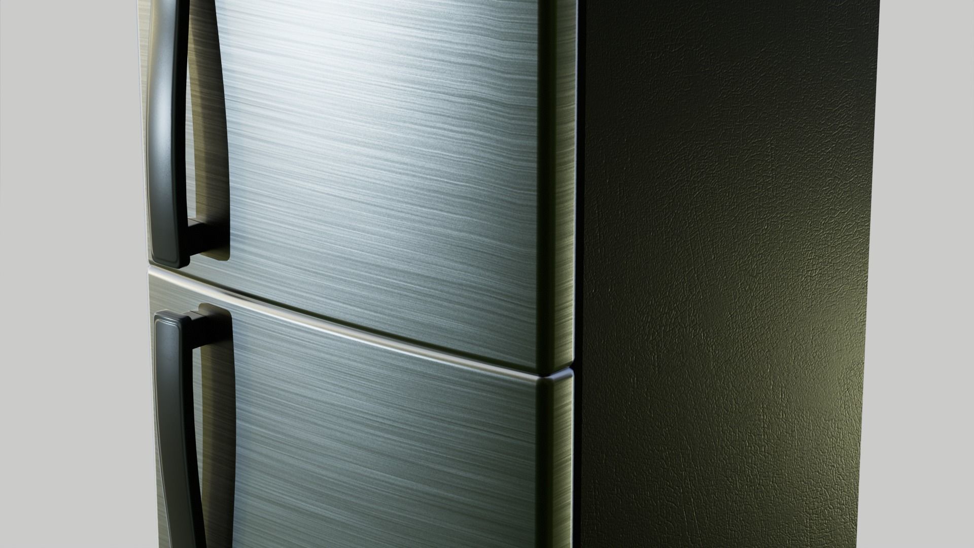 3D model Fridge game ready PBR refrigerator and freezer VR / AR / low ...