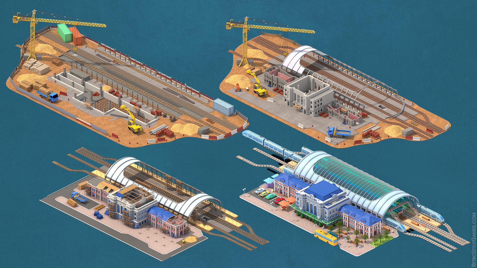 Megapolis City Builder - Isometric Ultimate Pack 3D model | CGTrader